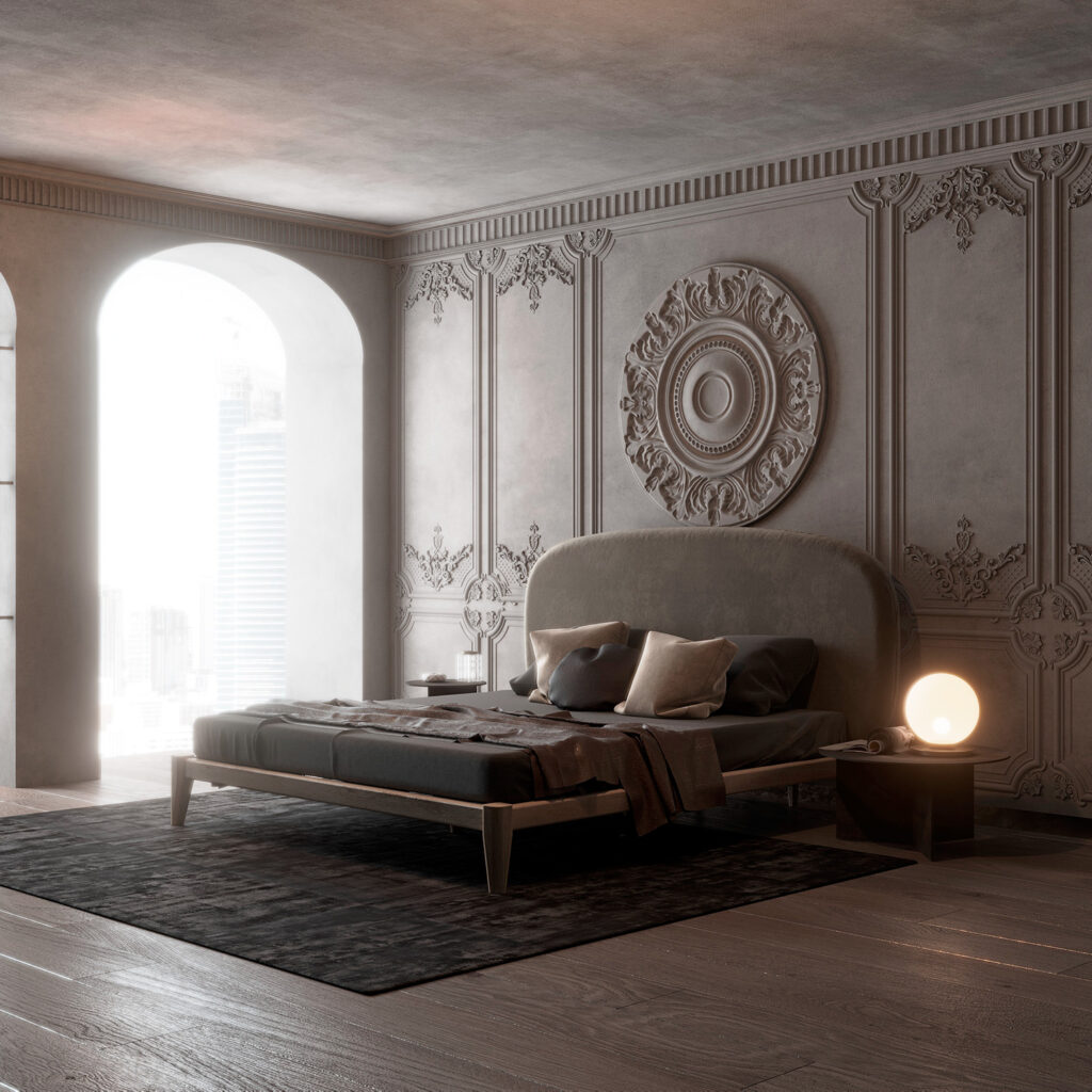 Ліжко - WISH WOOD ЛІЖКО 214х226х120см - KOLO Furniture